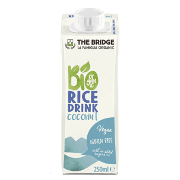 Bridge organsko biljno mleko pirinač kokos (bez glutena) - 250 ml ...
