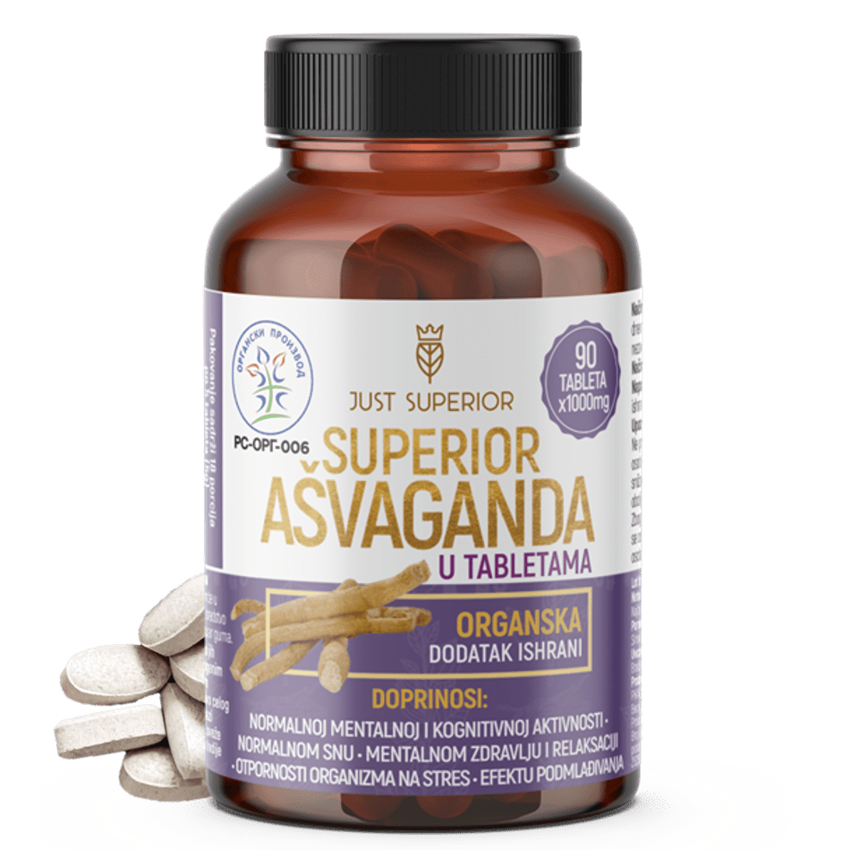 Ašvaganda kapsule | Cena za ashwagandha tablete | Just Superior